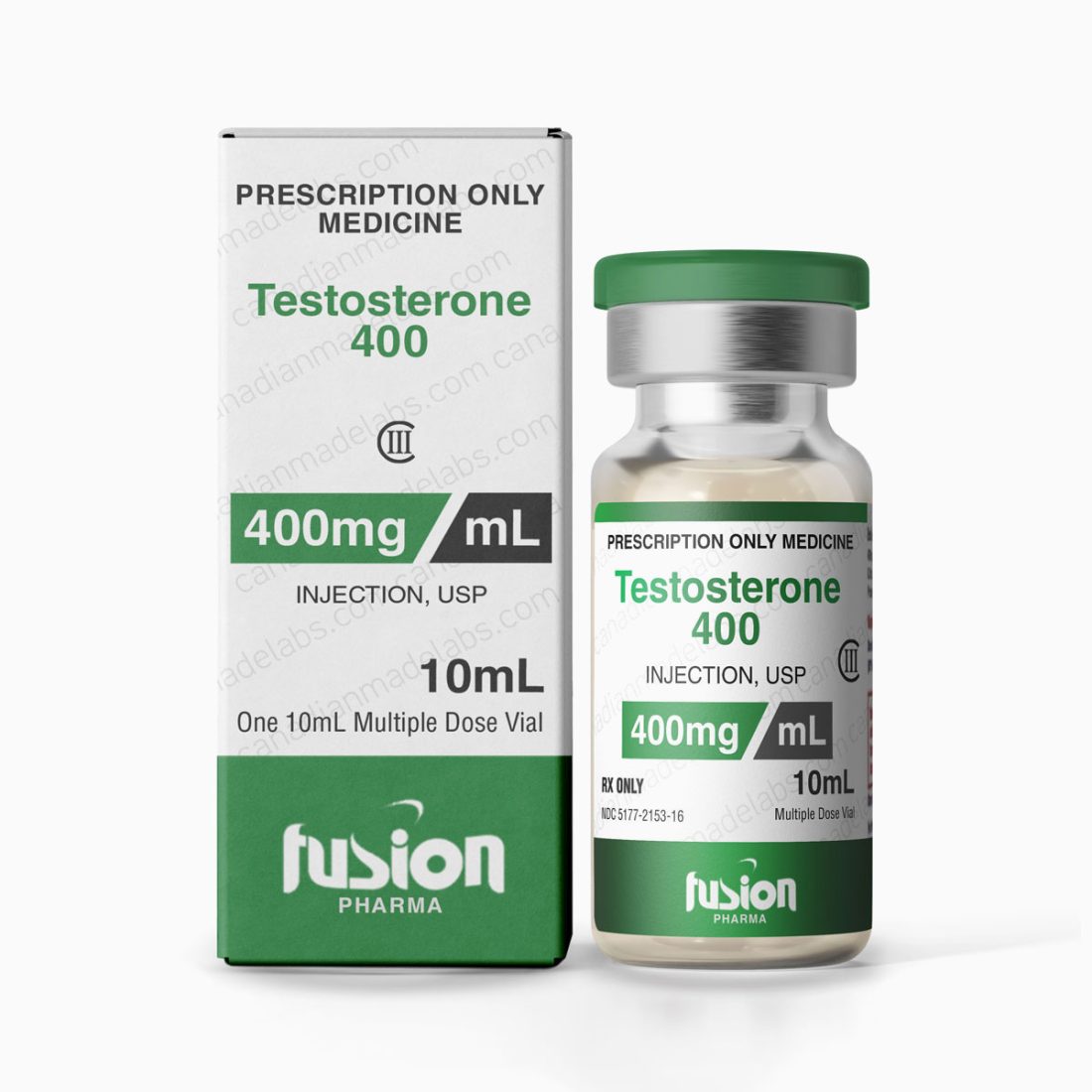 Testosterone 400 - 400mg - 10ml | Canadian Made Labs